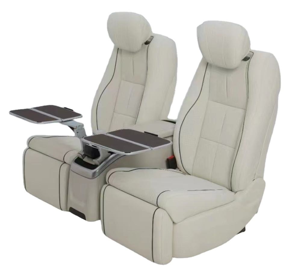 VST Luxury Interior Custom VIP Seats with Console Armrest Folding Table ...