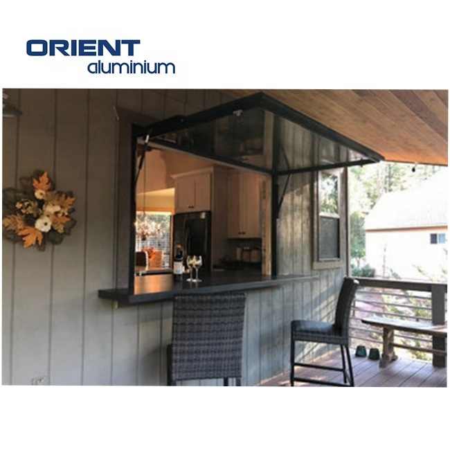 Aluminium Bi Fold Window Fold up Glass Windows American Vertical Roll ...