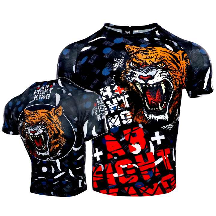 Custom Short Sleeve Surf Logo Mma Bjj Compression Shirt Sublimated Jiu ...