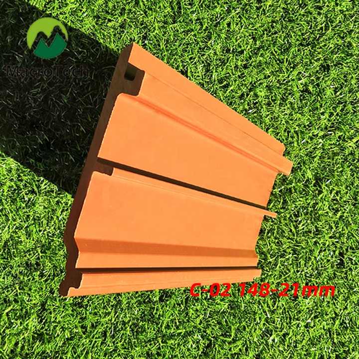 High Quality WPC Outdoor Flat Wall Cladding for Prefab Houses