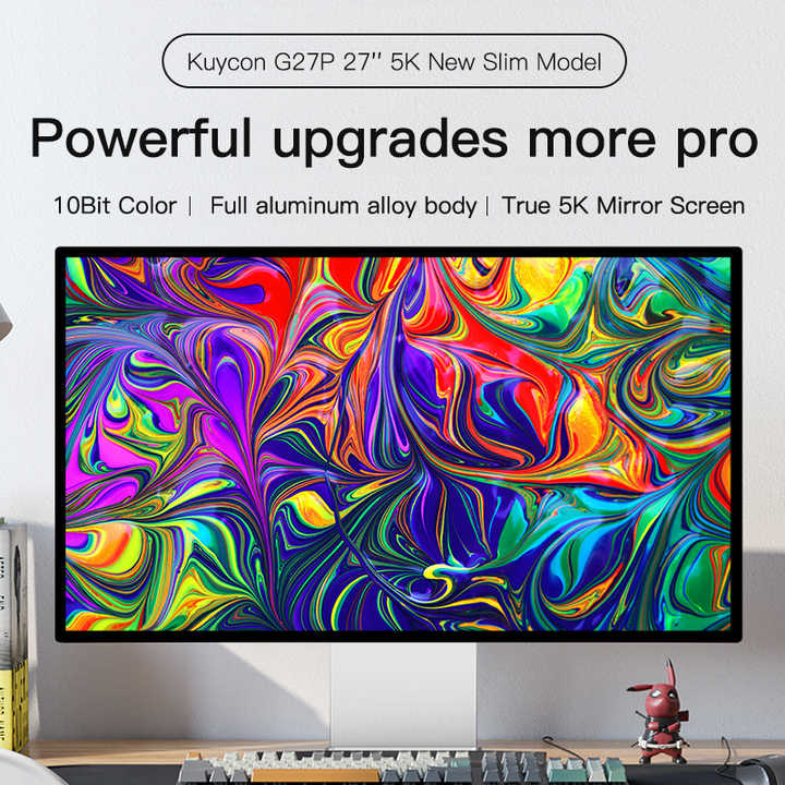 Kuycon 27 INCH Display - 2K 4K 5K Resolution Gaming Monitor