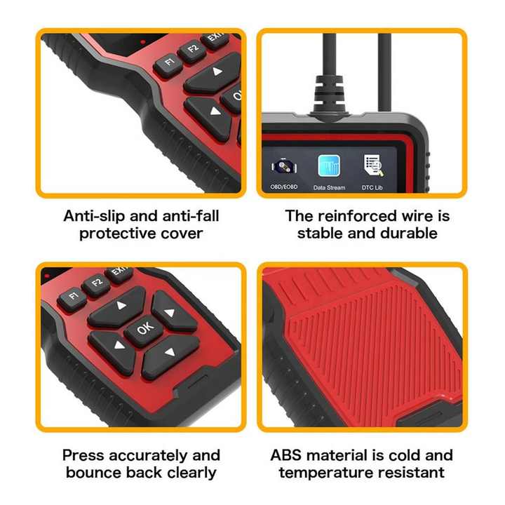 V519 Professional Car Fault Detector - OBD2 Scanner Tool