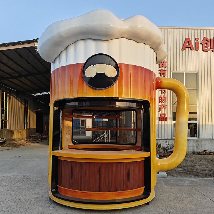 Large Tea Cup Shaped Cafe House for Cafe Scenic Spot Photo Booth ...