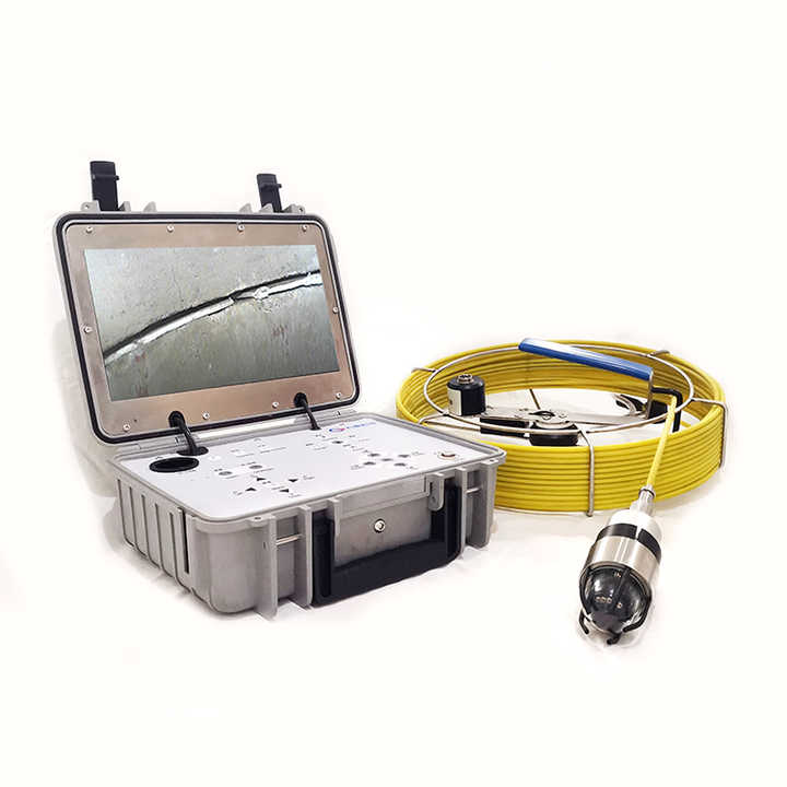 IP68 Push Rod Endoscope Motorized Self-Centering Sewer Inspection ...