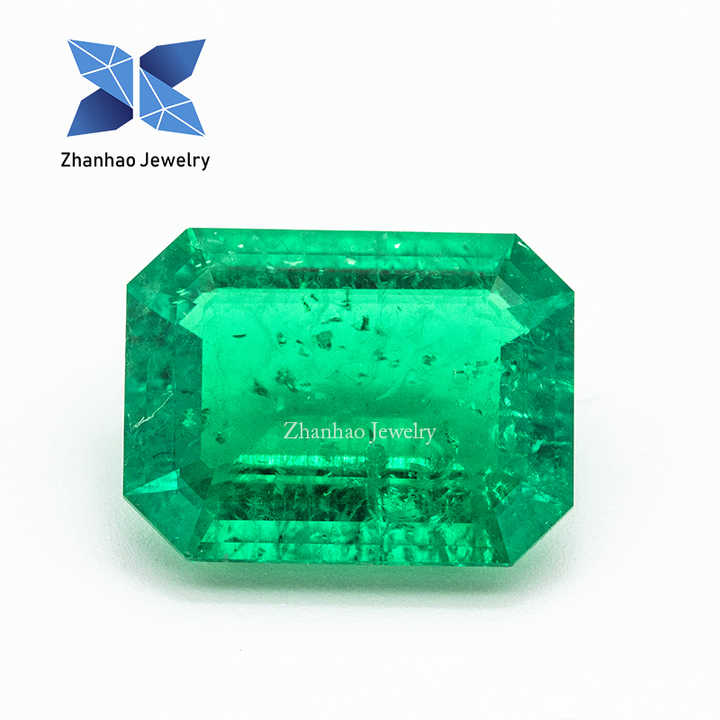 Shop Lab-Grown Emeralds - 8x6 Emerald Cut, Green Gemstones