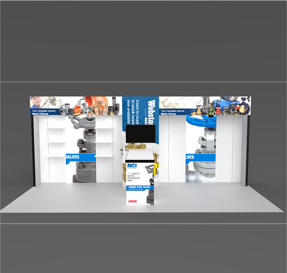 6m x 3m Exhibition Booth - Customizable Aluminum Display