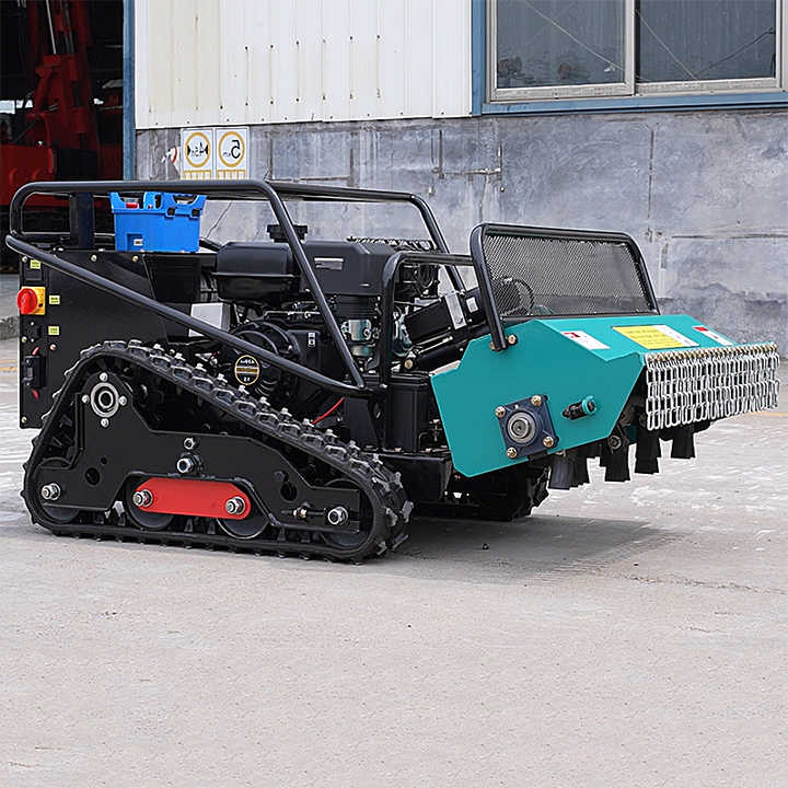 Robotic Lawnmower Self-Propelled Remote Control Grass Cutting Machine ...