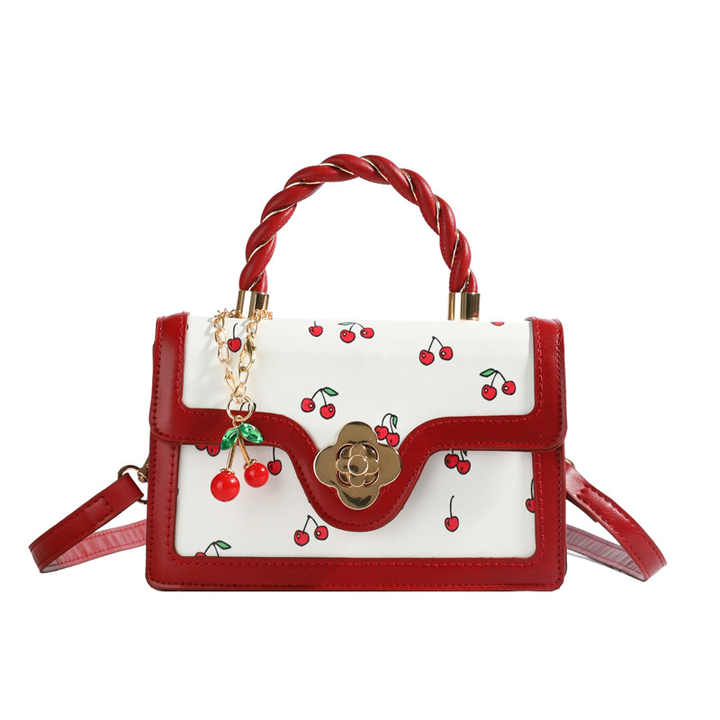 Shop Our Woman's Handbags with Lock - Cute Cherry Prints