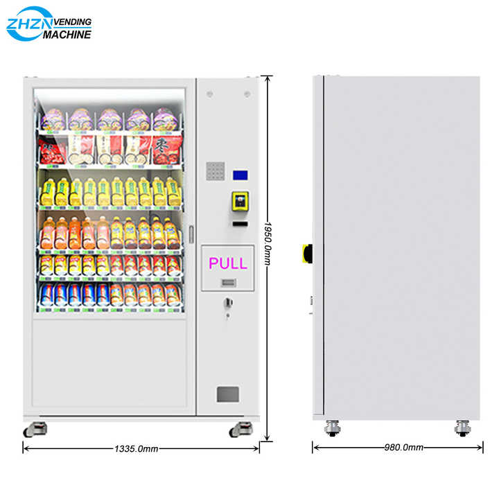 Germany Vending Machine with Age Verification Drinks and Snacks Vending ...