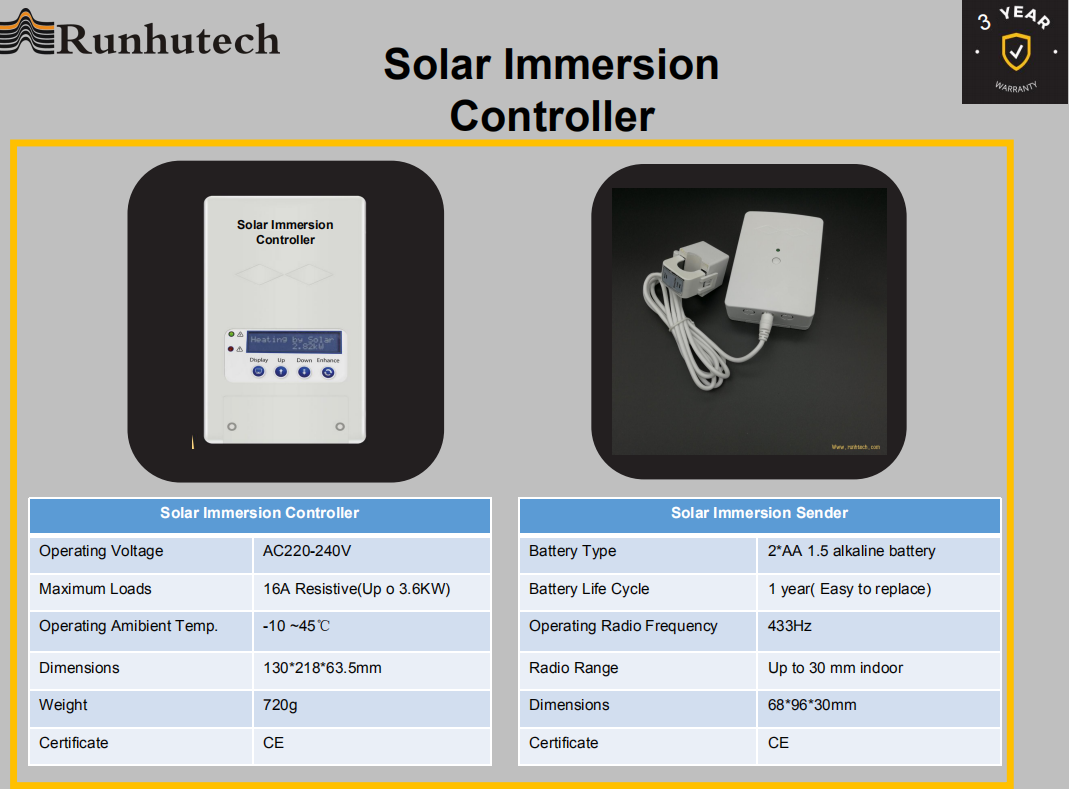 Solar Photovoltaic Hot Water 16A 3kw MPPT Charge Controller Solar ...
