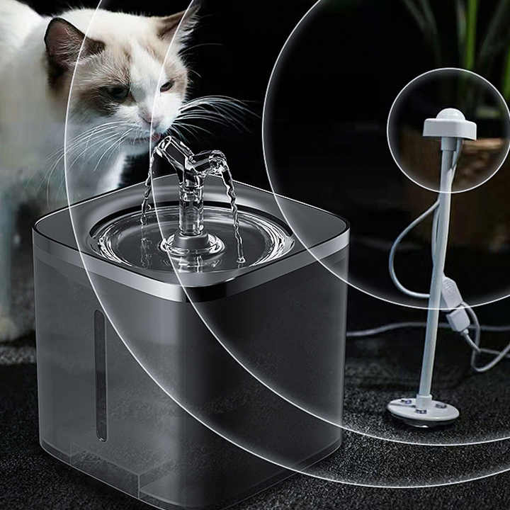 2L Automatic Pet Drinking Fountain - Cat & Dog Water Dispenser