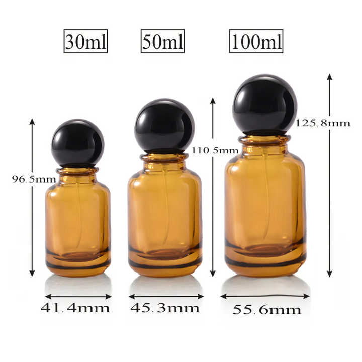 100 ml Perfume Bottle with Box 30ml 50ml 100ml Round Customise Perfume ...