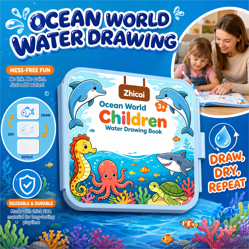 Wholesale EVA Magic Water Drawing Book,OEM Custom Cartoon Theme ...