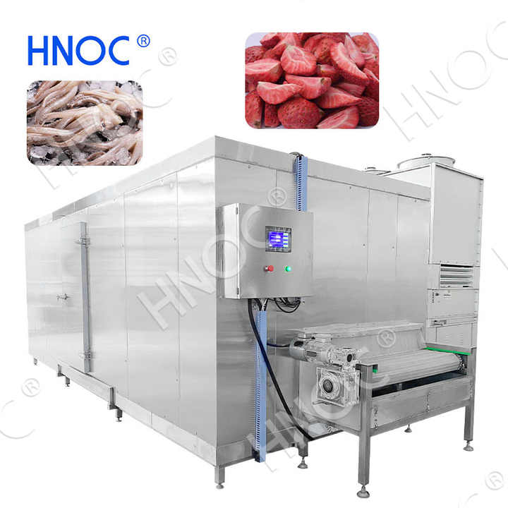 HNOC Industrial Food Quick Freeze Machine Liquid Nitrogen Continuous ...