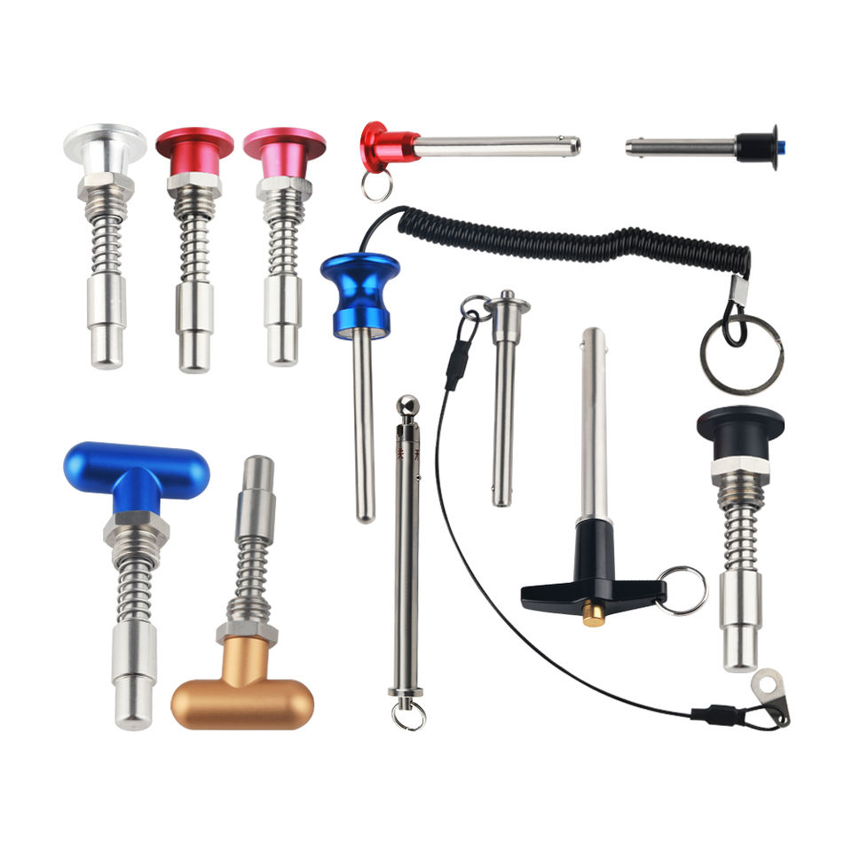 M10 Stainless Steel Push Button Spring Load Lock Pin Quick Release Pin ...