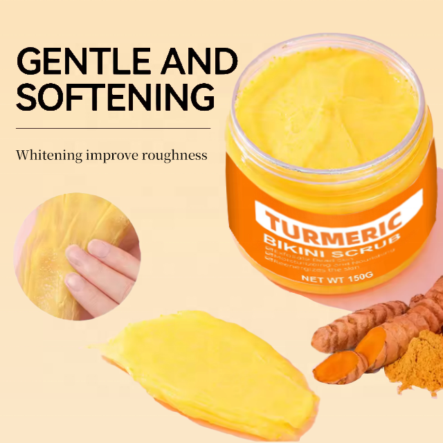 High Quality Bikini Underarm Exfoliator Turmeric Whitening Scrub Deep ...