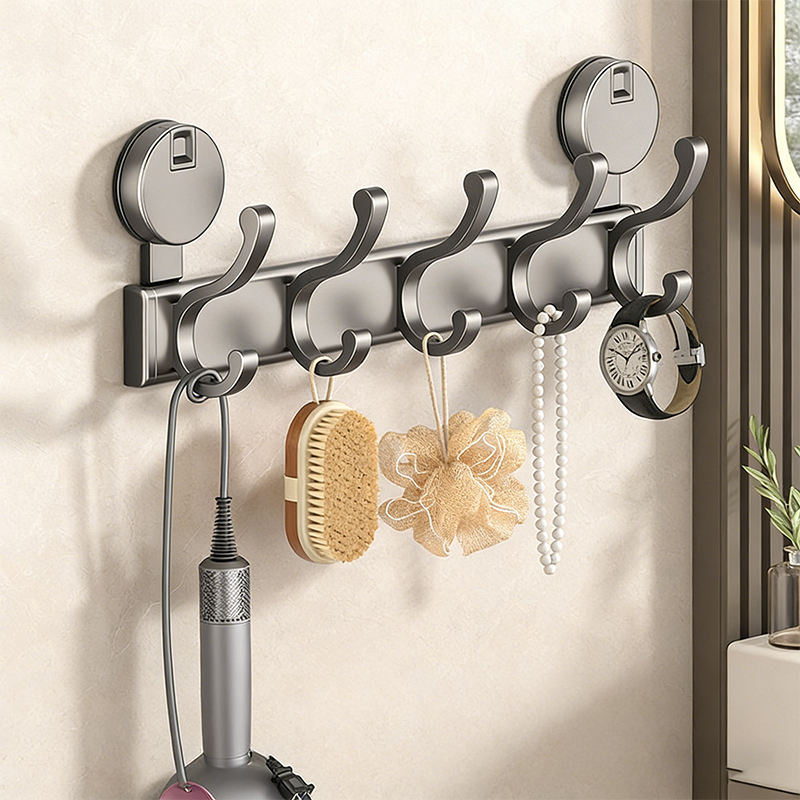 Gun Metal Bathroom Accessories Clothes Hanger Robe Hook Hanger Bathroom ...