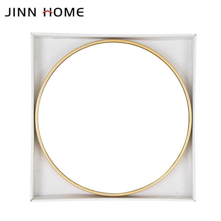 Jinn Home Custom Eco-friendly Modern 30CM Gold Round Wall Mirrors ...