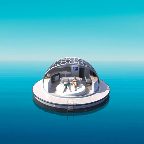 Modern Mobile Home On The Water Modular Home Small Floating Homes Tiny ...