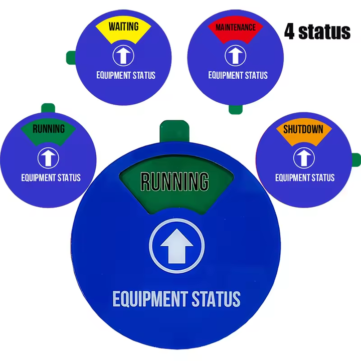 Equipment Status Sign - Machine Instrument Running Tag
