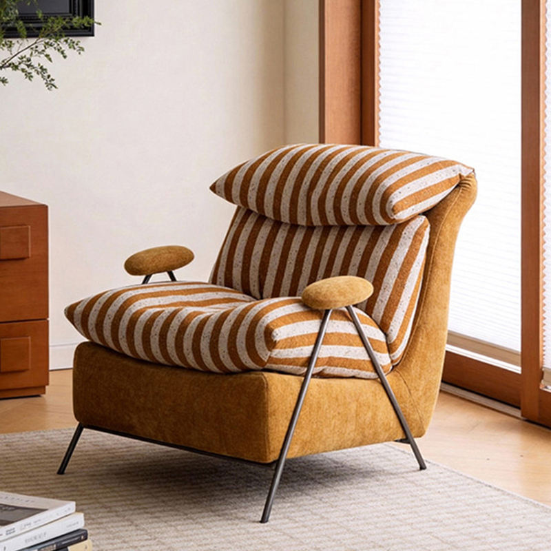 Modern Minimalist Living Room Lounge Chair New Designer Model Home Lazy ...