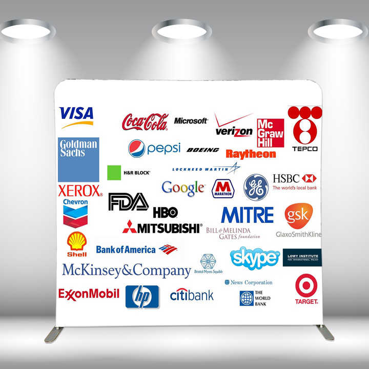 Customized Tension Fabric Trade Show Backdrops - Portable & Eco-friendly