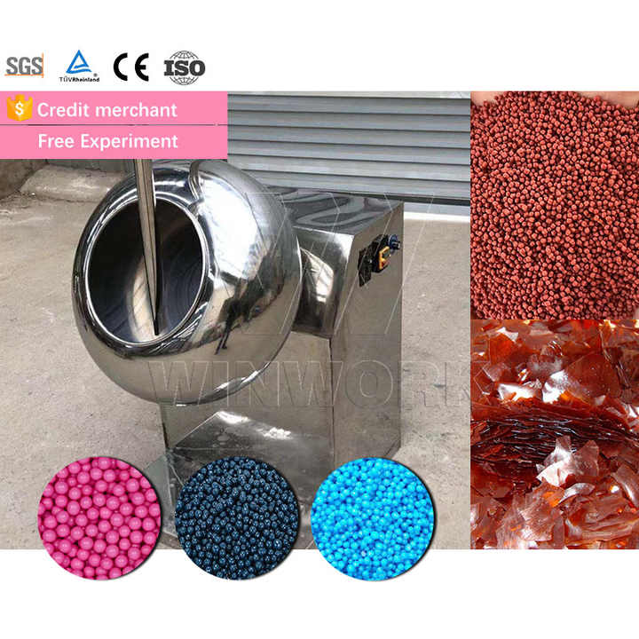 WINWORK Electric Polished Corn Seeds Coating Machine Film-Powered ...