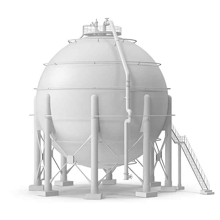 EPC Contractor Preferred 800m³ LPG Spherical Tank and Ball Tank with ...
