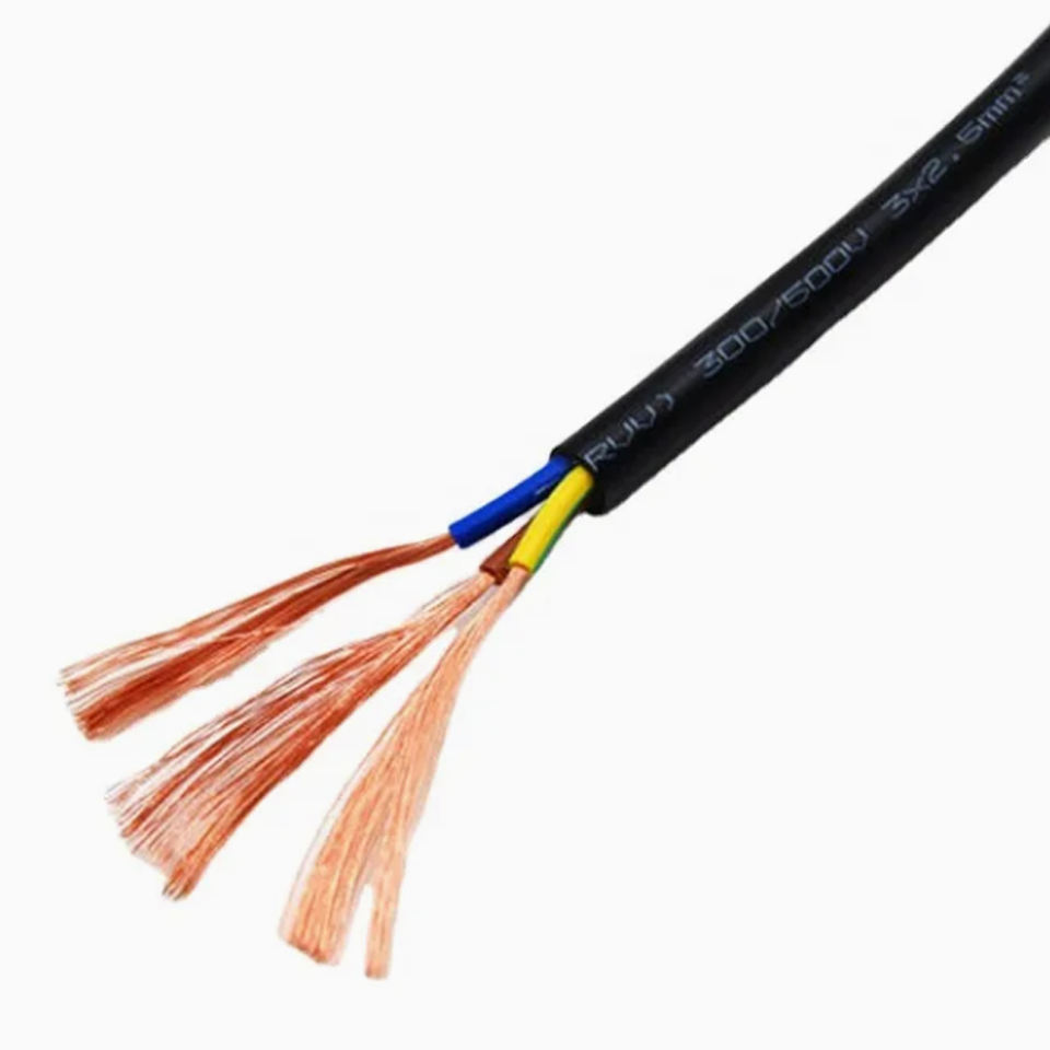 RVV Sheathed Wire, Copper Core Wiring Socket, Flexible Sheathed Wire ...