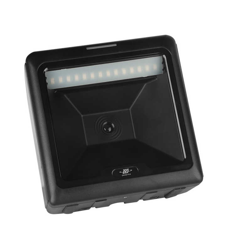 New QR Code Desktop OCR MRZ Barcode Reader Scanner Wired Usb Handsfree ...