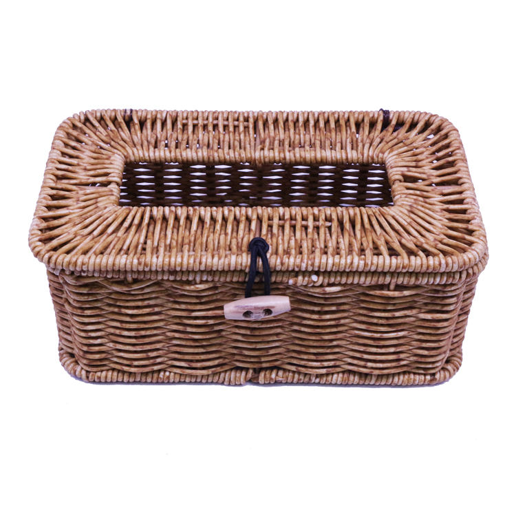 Hot Sale High Quality Folding Tissue Box Handmade Rectangle Basket ...
