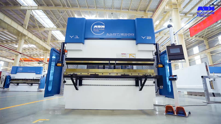 WAD Series 110 100 Ton 3200mm Full Electric hydraulic CNC Press Brake sheet metal bending ...