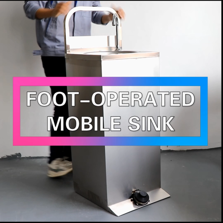 Handmade Stainless Steel Kitchen Sink - Portable Hand Wash Basin