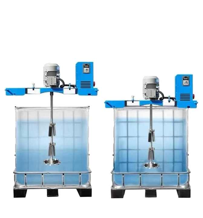 Industrial Food Grade Folding Propeller Mixer for IBC Container PE ...