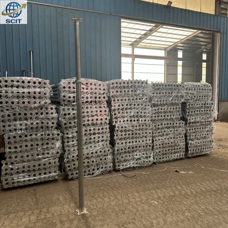 ShuoChang Painted Tubular Metal Steel Structure Building Shoring Post ...