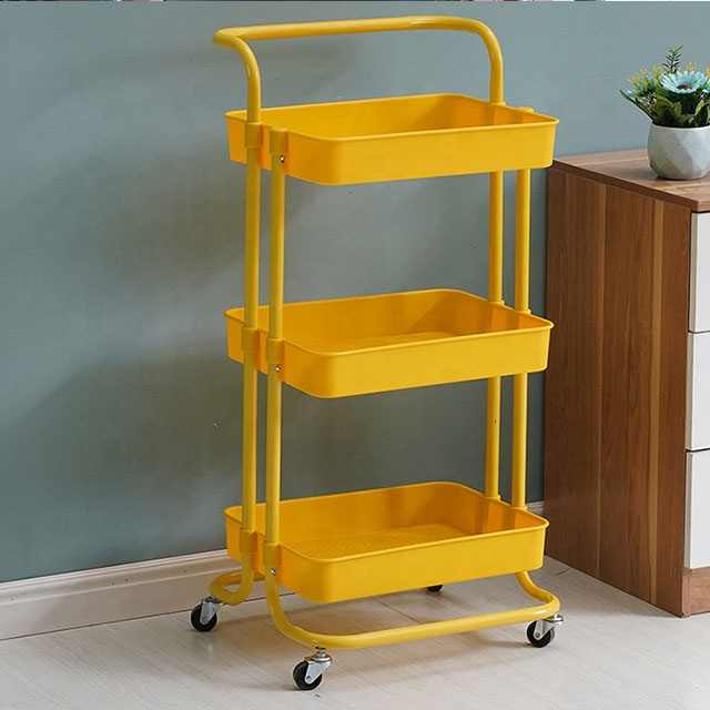 Small Cart Storage Rack Maintenance Tool Cart Mobile Parts Car Auto ...