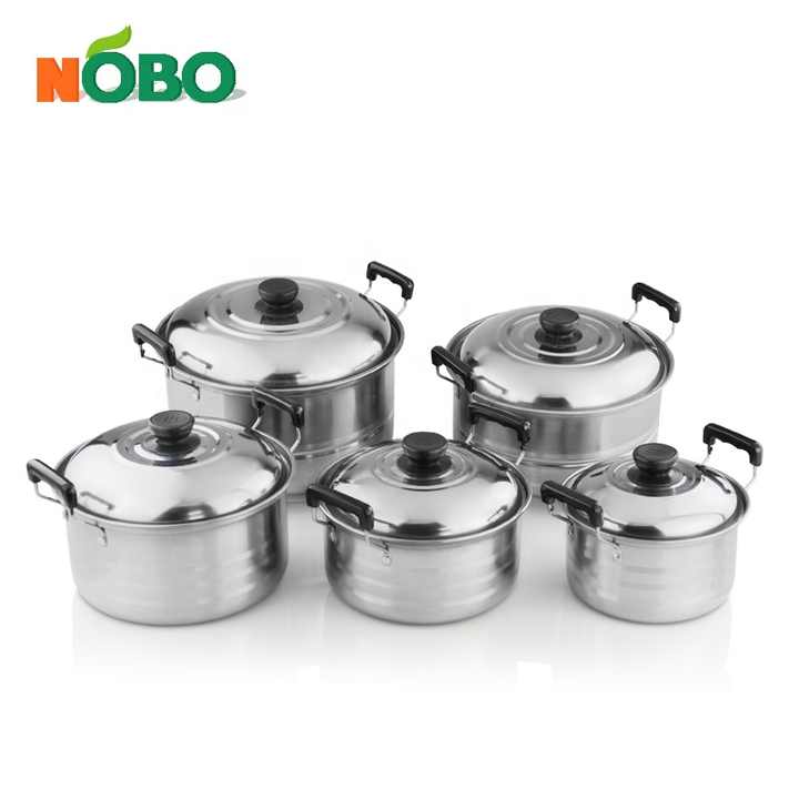 Wholesale 10-piece Stainless Steel Kitchen Multi-function Cooking Pot ...
