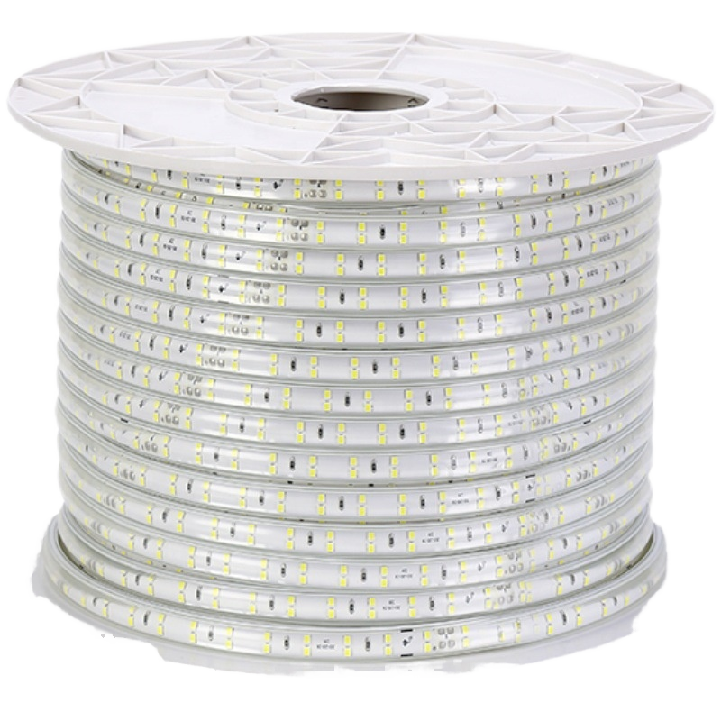 Waterproof High Voltage AC 165-265V 2700K LED PVC Light Strip 2835 100M ...