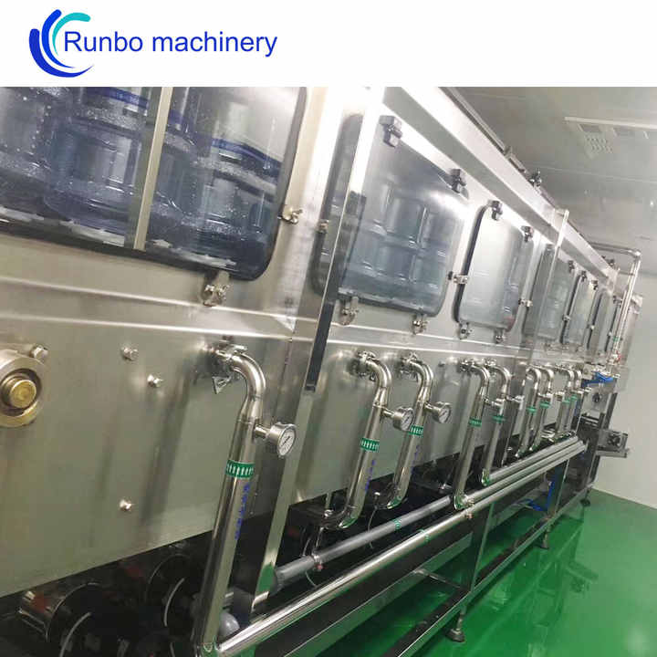 Electric 5 Gallon Mineral Water Machine 500ml Glass Bottling Production ...
