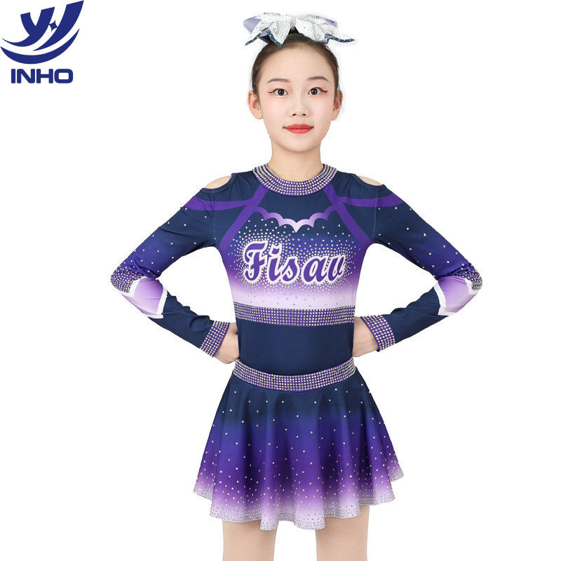 Custom Logo Cheerleading Uniform Recycled Fiber Eco Team Set GRS ...