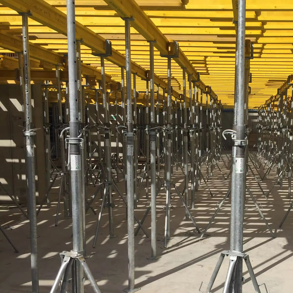 Adjustable Steel Prop Scaffold Framework Light Galvanized Telescopic ...