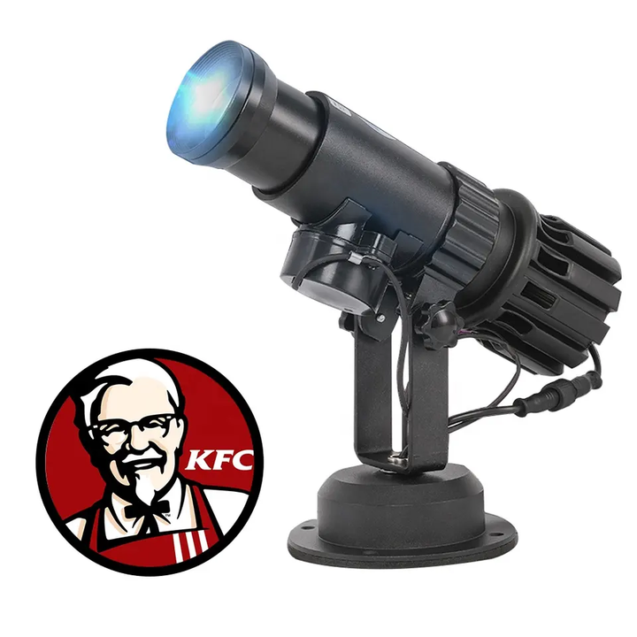 Outdoor Rotating Laser Gobo Advertising Projector IP66 Waterproof Logo ...