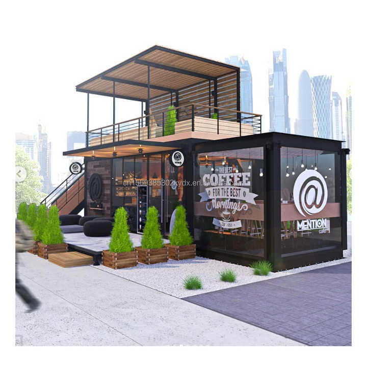 20FT 40FT Container Coffee Shop Price - Prefab Cafe Kiosk