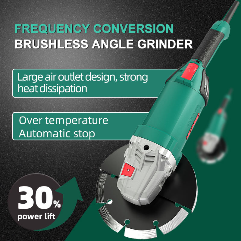 230mm 9 Inch Industrial Grade Electric Angle Grinder Slide Type Cutting ...