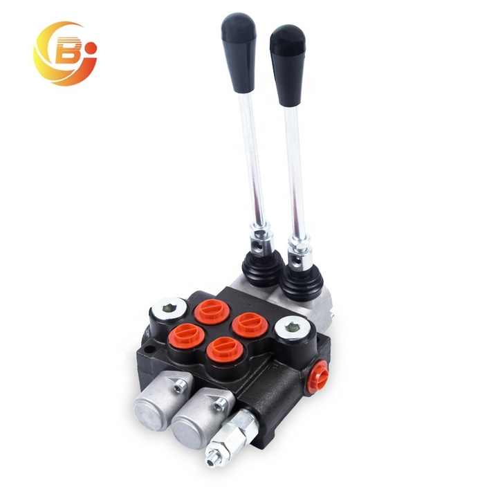 โรงงาน P402จอยสติ๊กไฮดรอลิกหลายทิศทางวาล์วควบคุมสำหรับรถแทรกเตอร์ ...