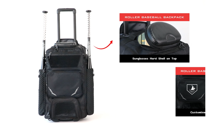 Kopbags Custom Wholesale Baseball Roller Bat Bag - Durable & Versatile