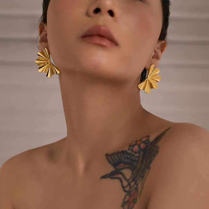 2025 Dazan New Wave Winter INS Trendy 18k Pvd Gold Plated Boho ...