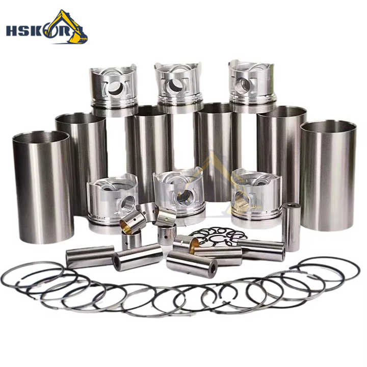 D6AC-C Engine Liner Kit for Hyundai R375LC-7H Excavator Construction ...