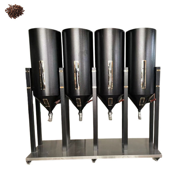 Dispenser Copper Nuts Dispenser Large Silo Coffee Roaster Cafe Silo ...