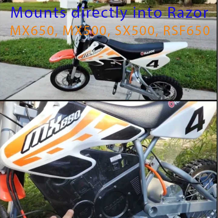 Kunray 72V 3000W Electric BLCD Motor Set for Razor Motorcycle Parts